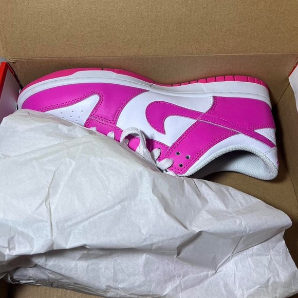 Nike | Shoes | Laser Fuchsia Pink Nike Dunks | Poshmark